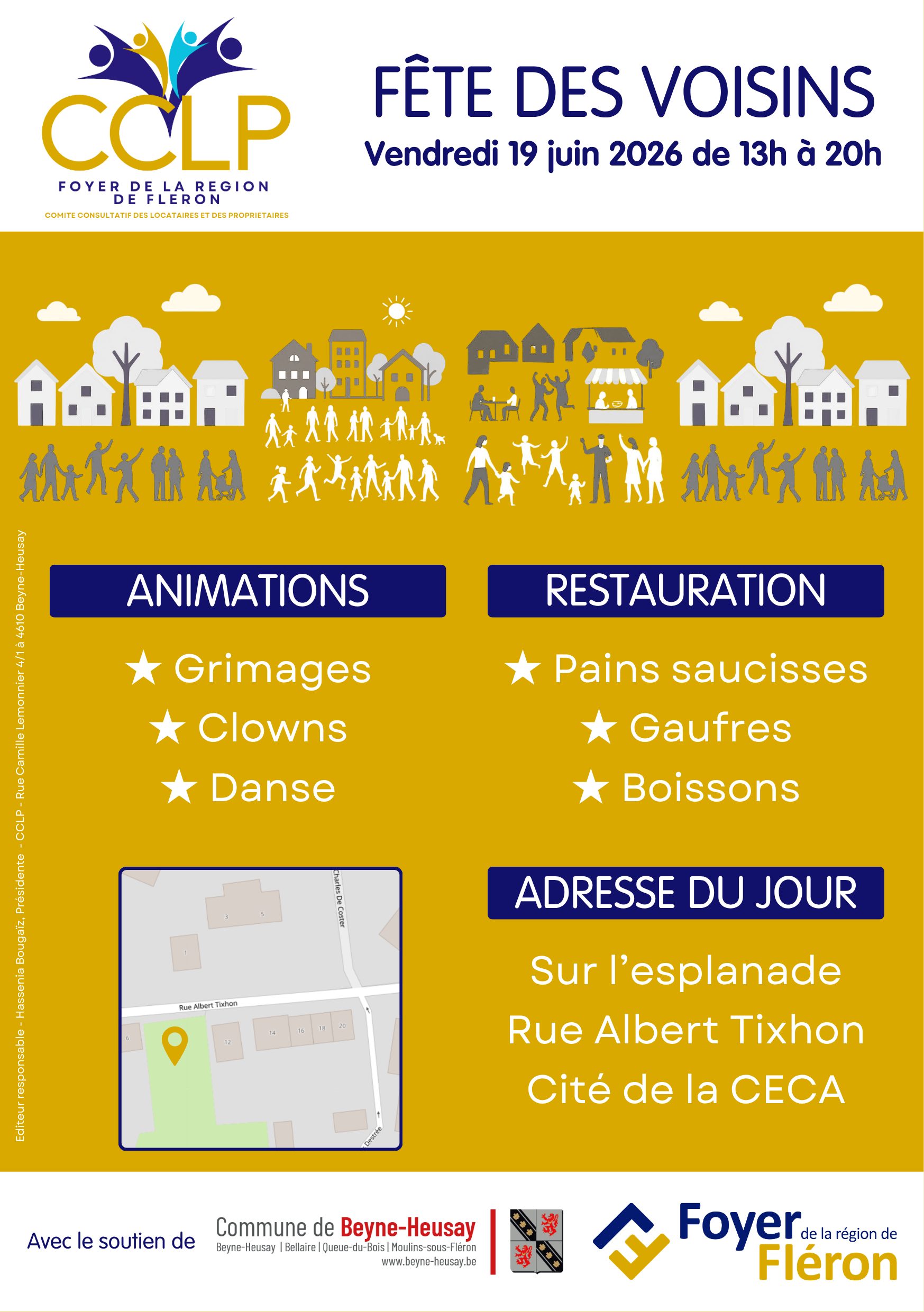 La Fête des Voisins - Foyer de la région de Fléron